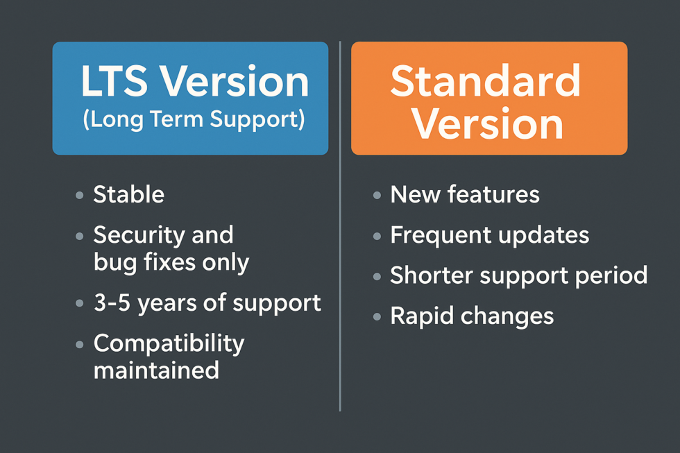 Versioni LTS vs Standard: Differenze e Vantaggi per la Tua ...